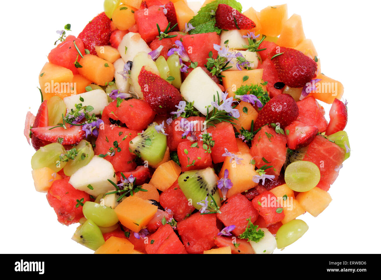 Mixed fresh fruit salad in hi-res stock photography and images - Alamy