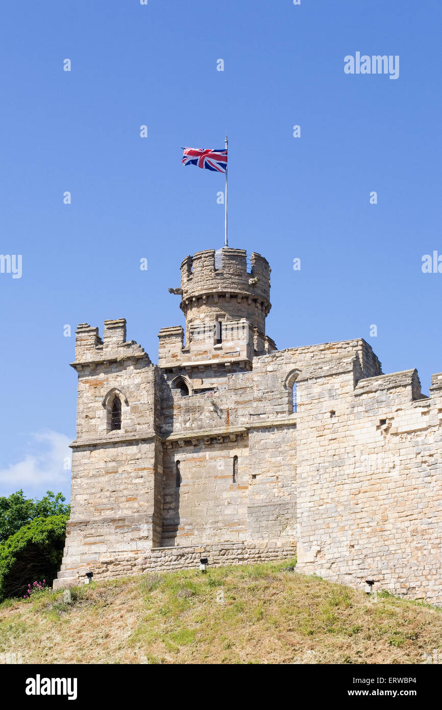 Old castle towers wall blue hi-res stock photography and images - Alamy