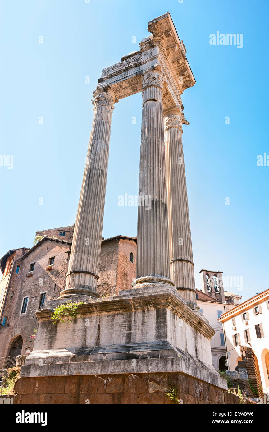 temple of apollo in rome Stock Photo - Alamy