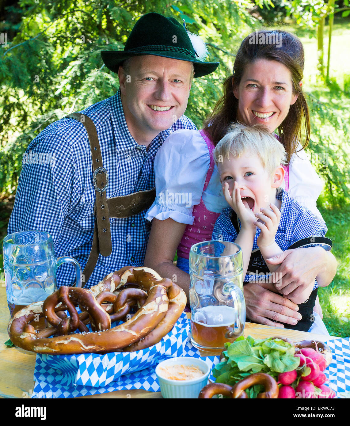 Bavarian family hi-res stock photography and images - Alamy