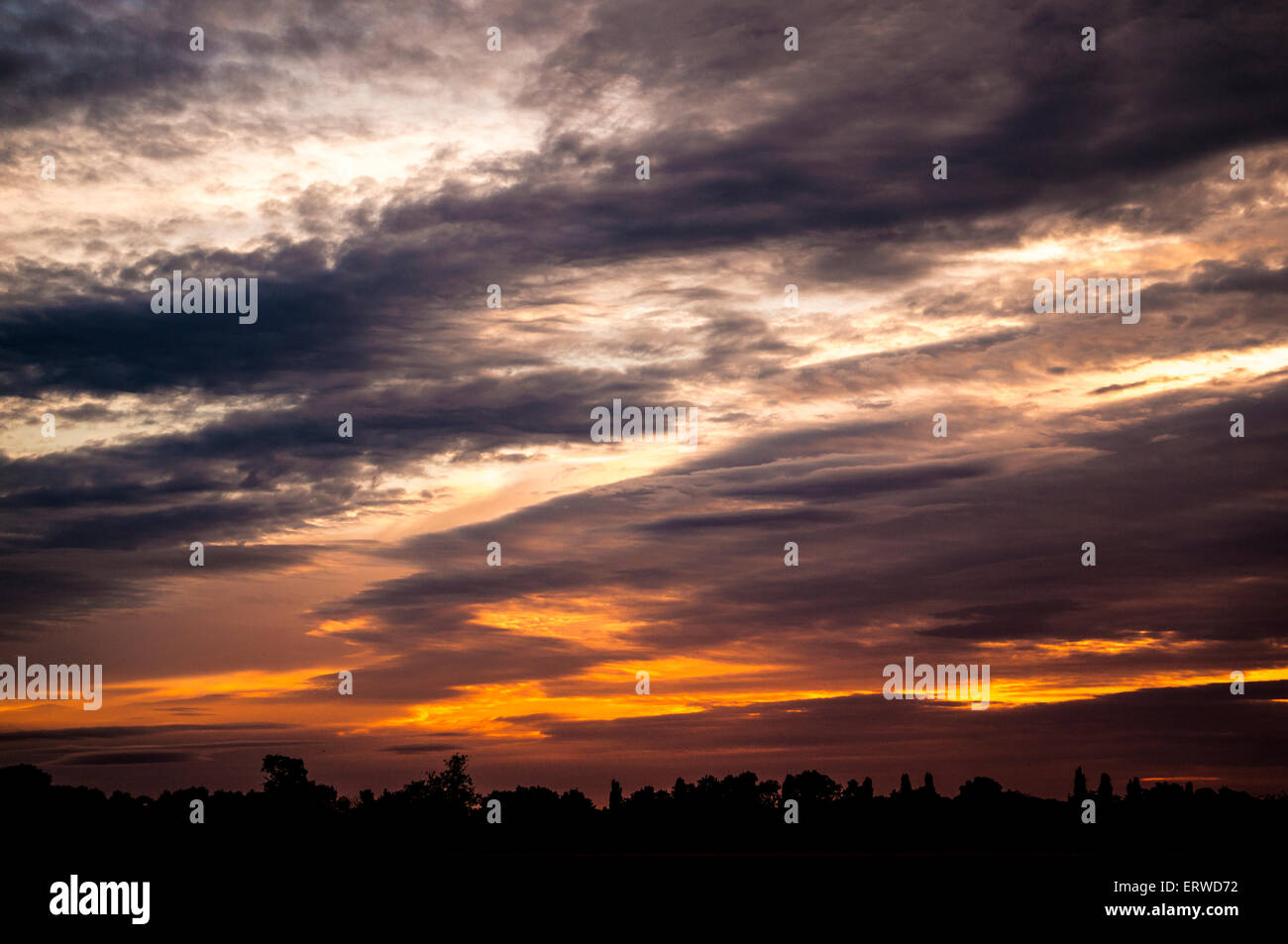 Winter barren clouds shadow hi-res stock photography and images - Alamy