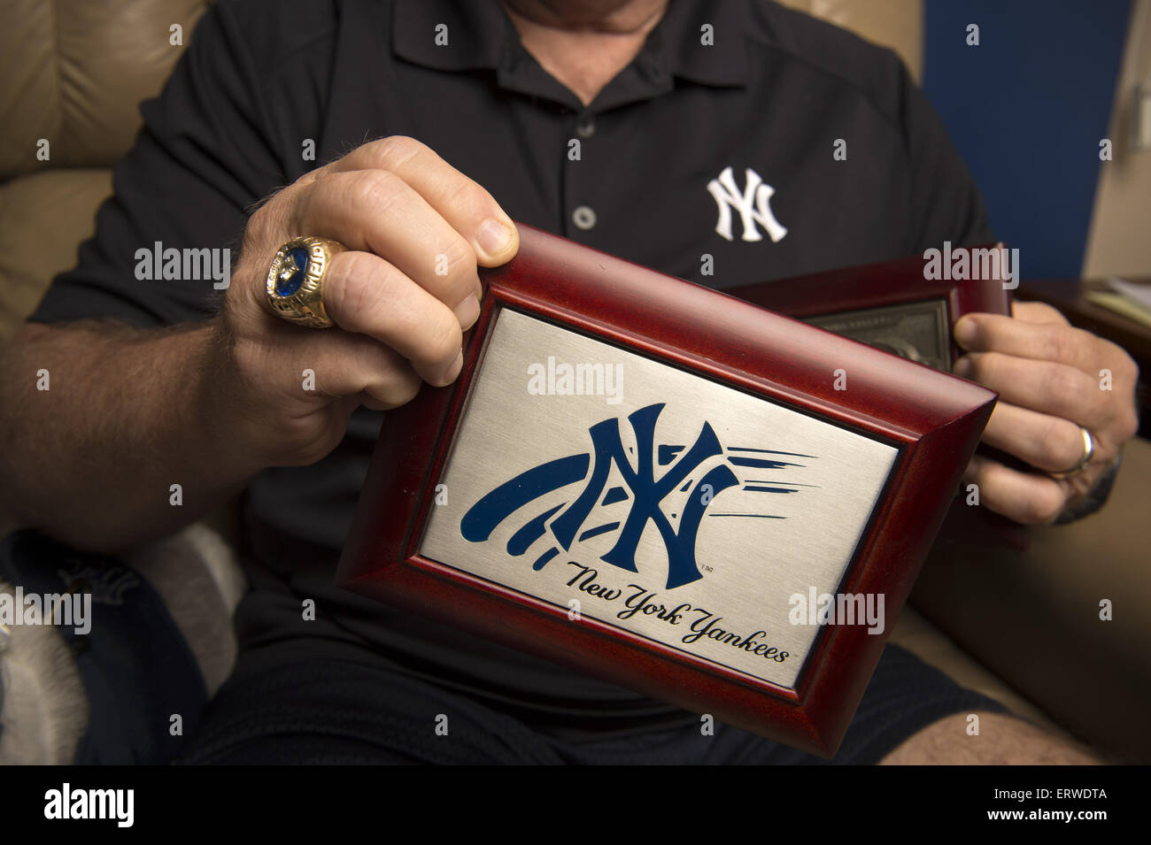 Newnan, GA, USA. 21st May, 2015. Brian Doyle, New York Yankees veteran ...