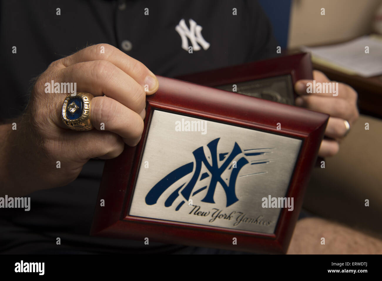 Newnan, GA, USA. 21st May, 2015. Brian Doyle, New York Yankees veteran ...