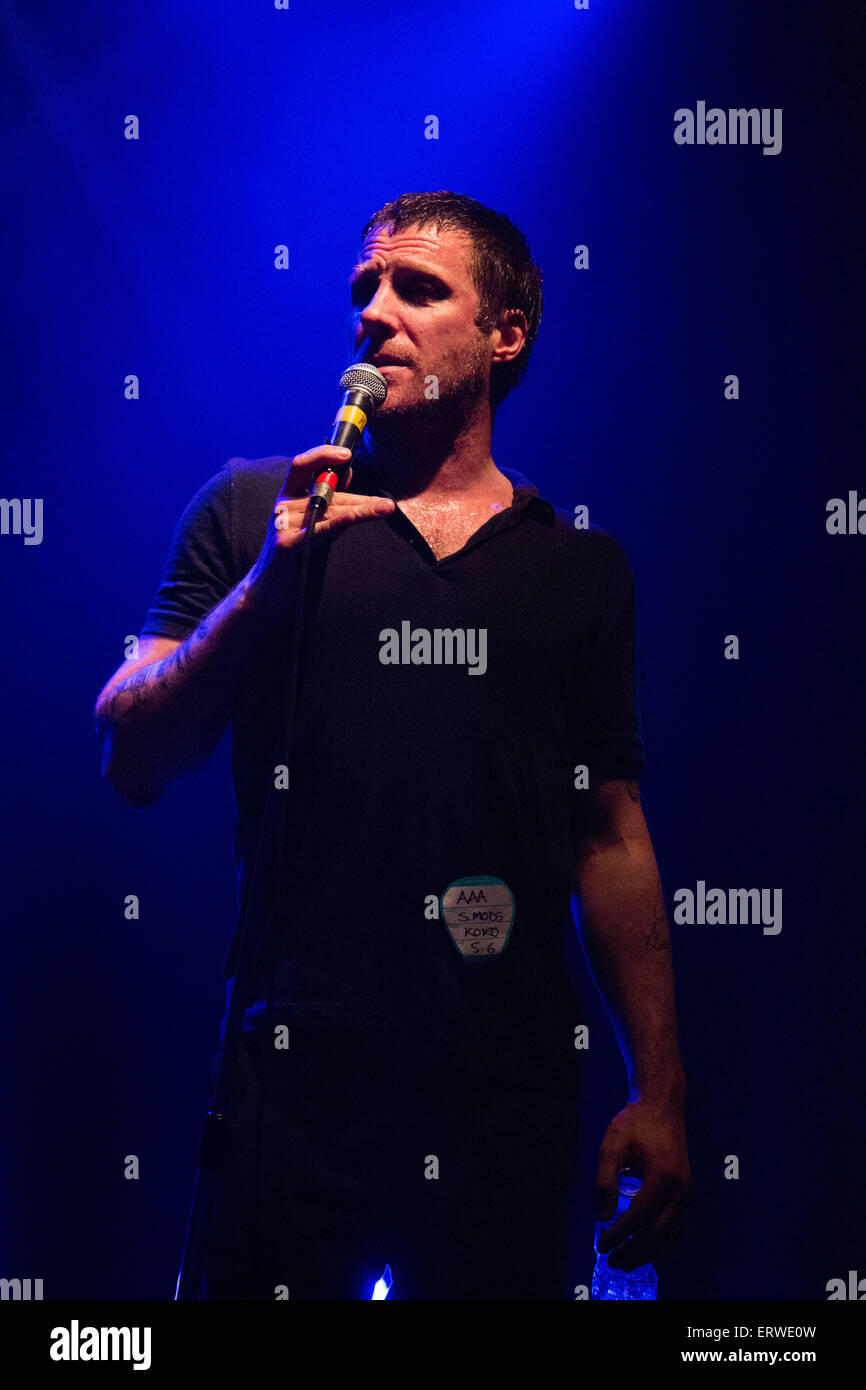 Sleaford Mods live at the Koko in Camden. Vocalist Jason Williamson ...