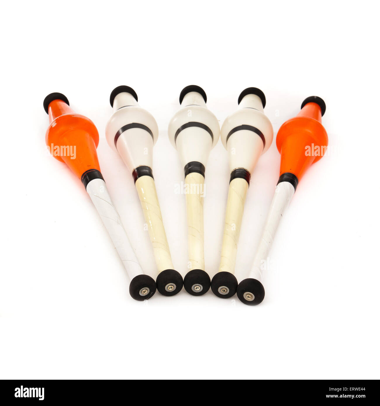 Set of professional juggling clubs by Radical Fish Stock Photo - Alamy