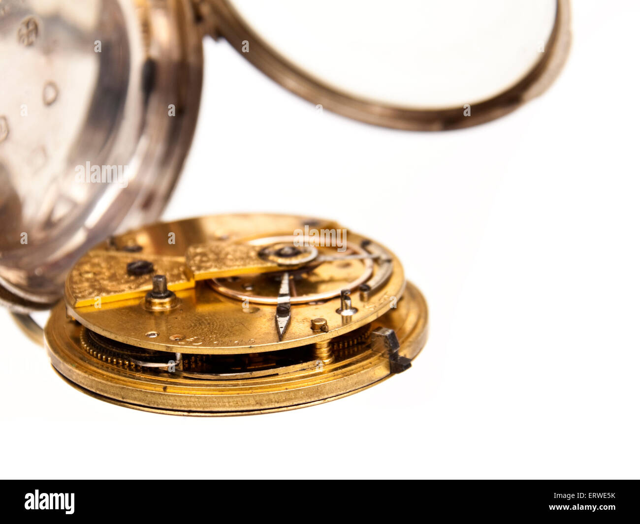 Antique Sterling Silver pocket watch, Hallmarked London 1854 by Richard ...
