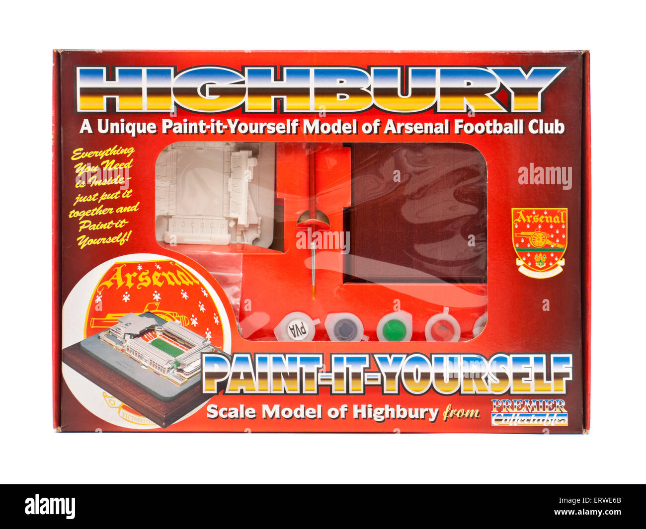 Paint-it-Yourself scale model of Arsenal Football Club Highbury Stadium ...