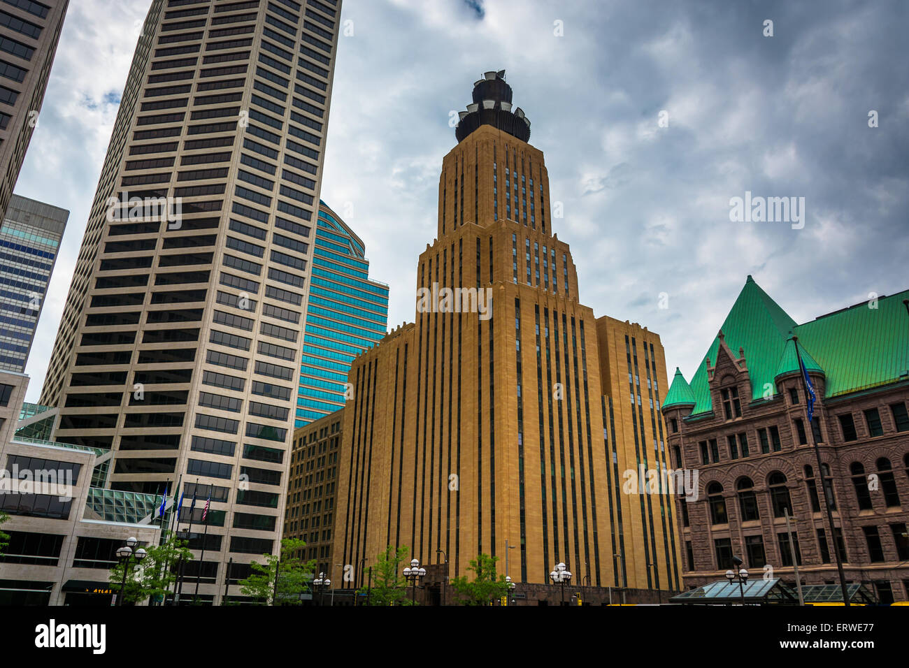 Buildings in downtown Minneapolis, Minnesota Stock Photo - Alamy