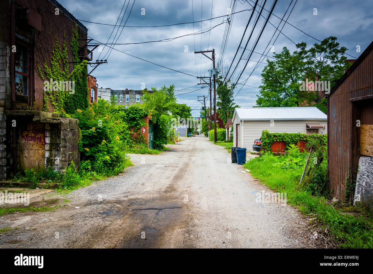 Gem Way, in Garfield, Pittsburgh, Pennsylvania Stock Photo - Alamy