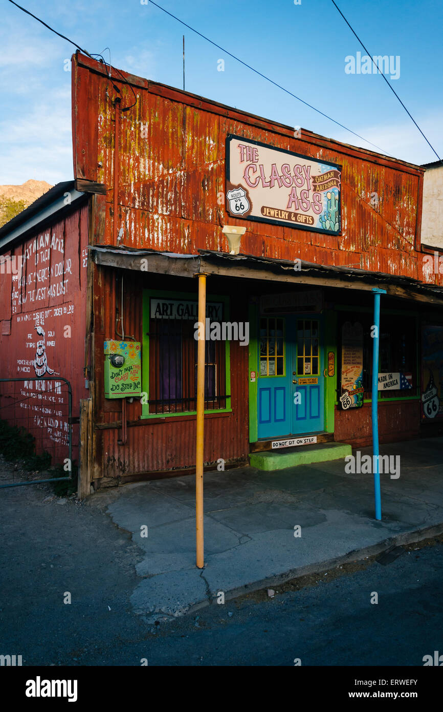 Shop in Oatman, Arizona Stock Photo - Alamy