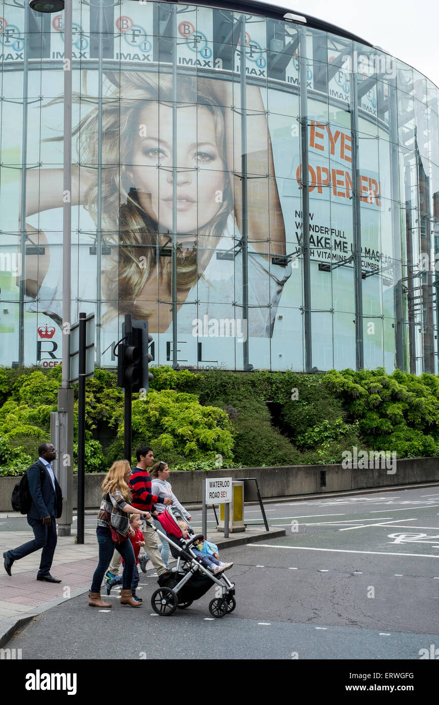 London, UK imax roundabout landmark Stock Photo - Alamy