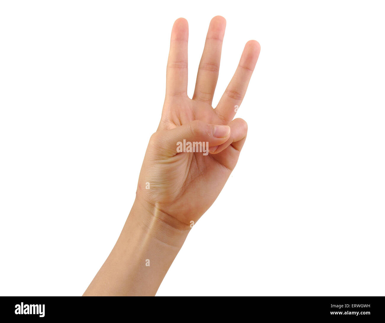Fingers down Cut Out Stock Images & Pictures - Alamy