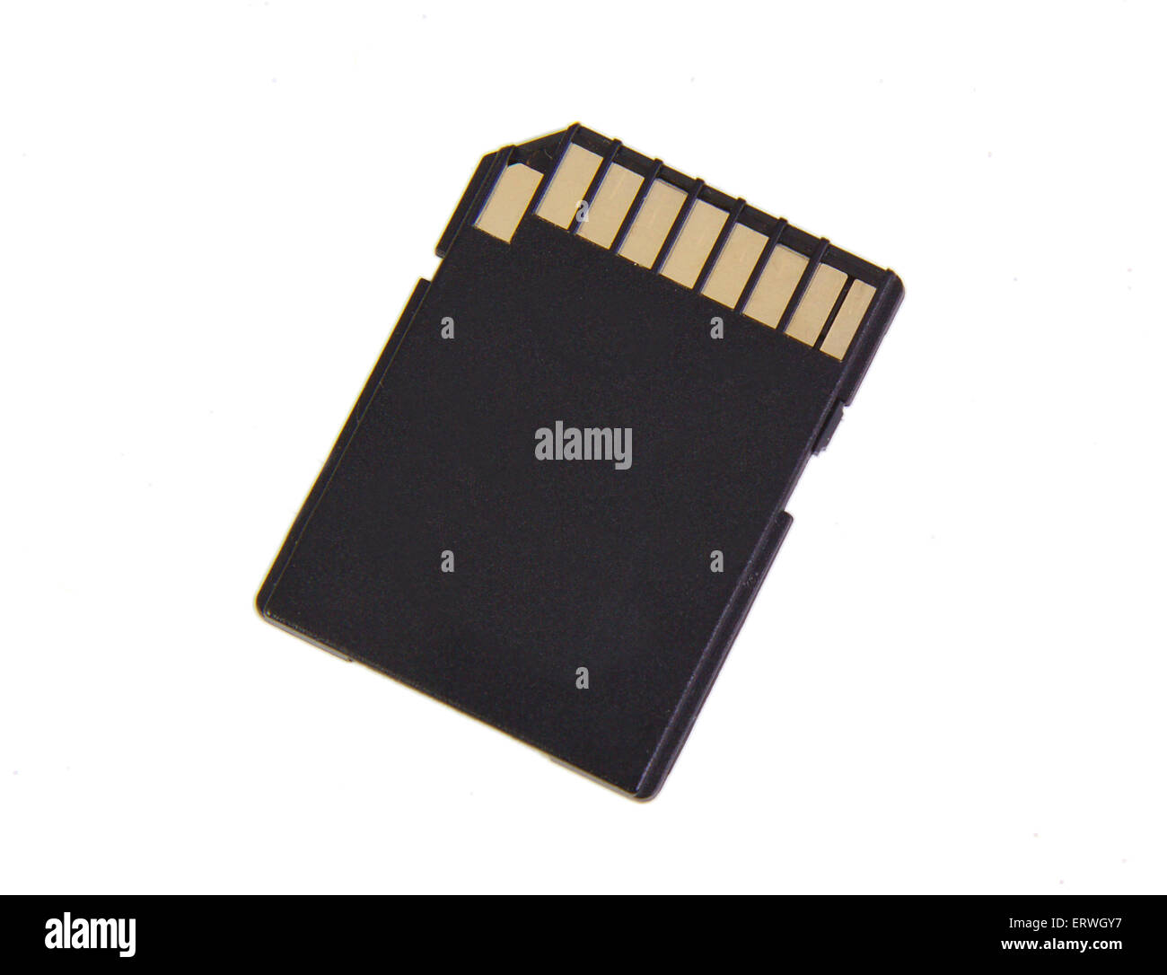 SD memory card isolated on white background Stock Photo - Alamy