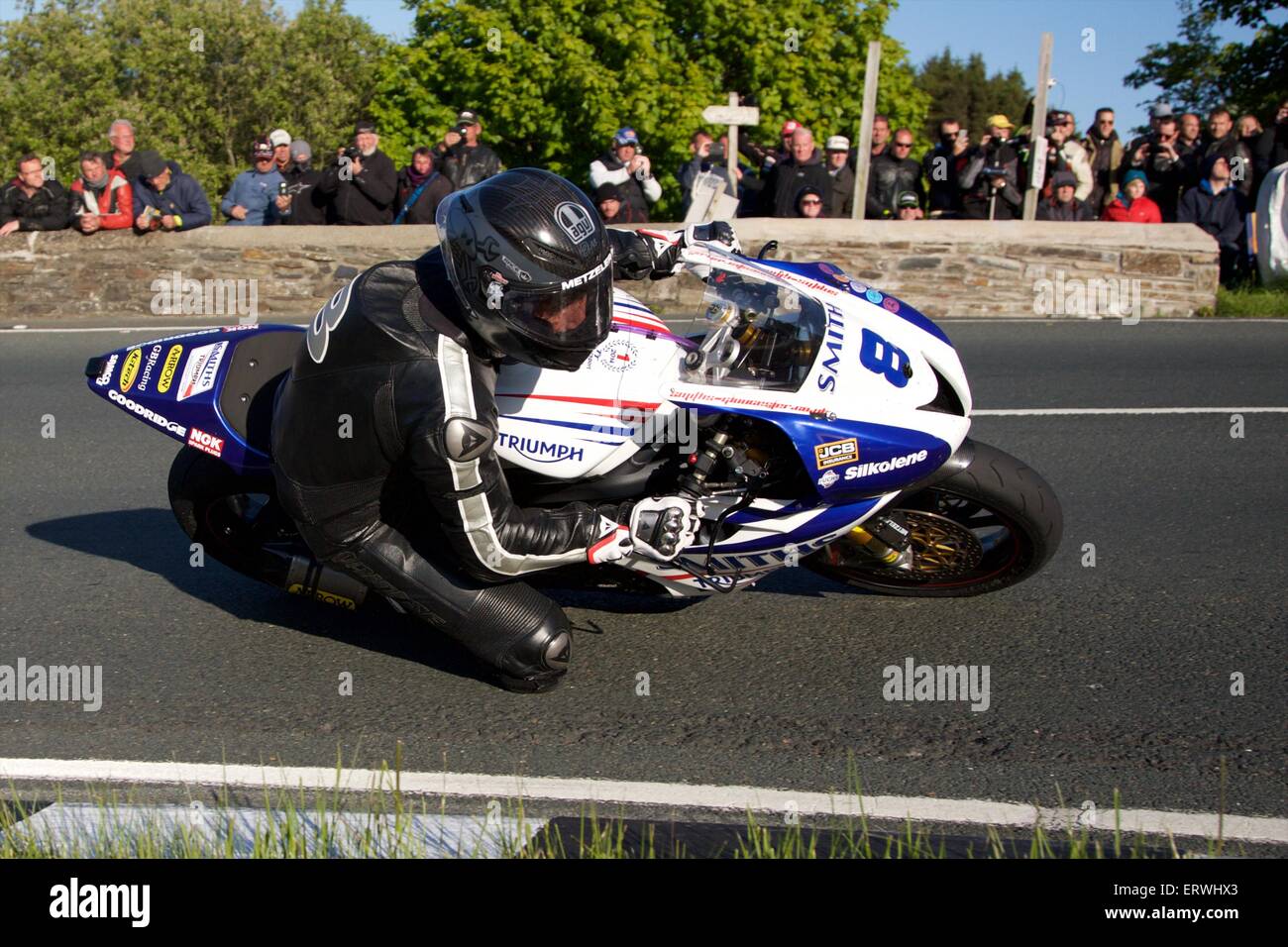 Douglas, Isle of Man. 8th June, 2015. 2015 Isle of Man TT Races. Guy ...