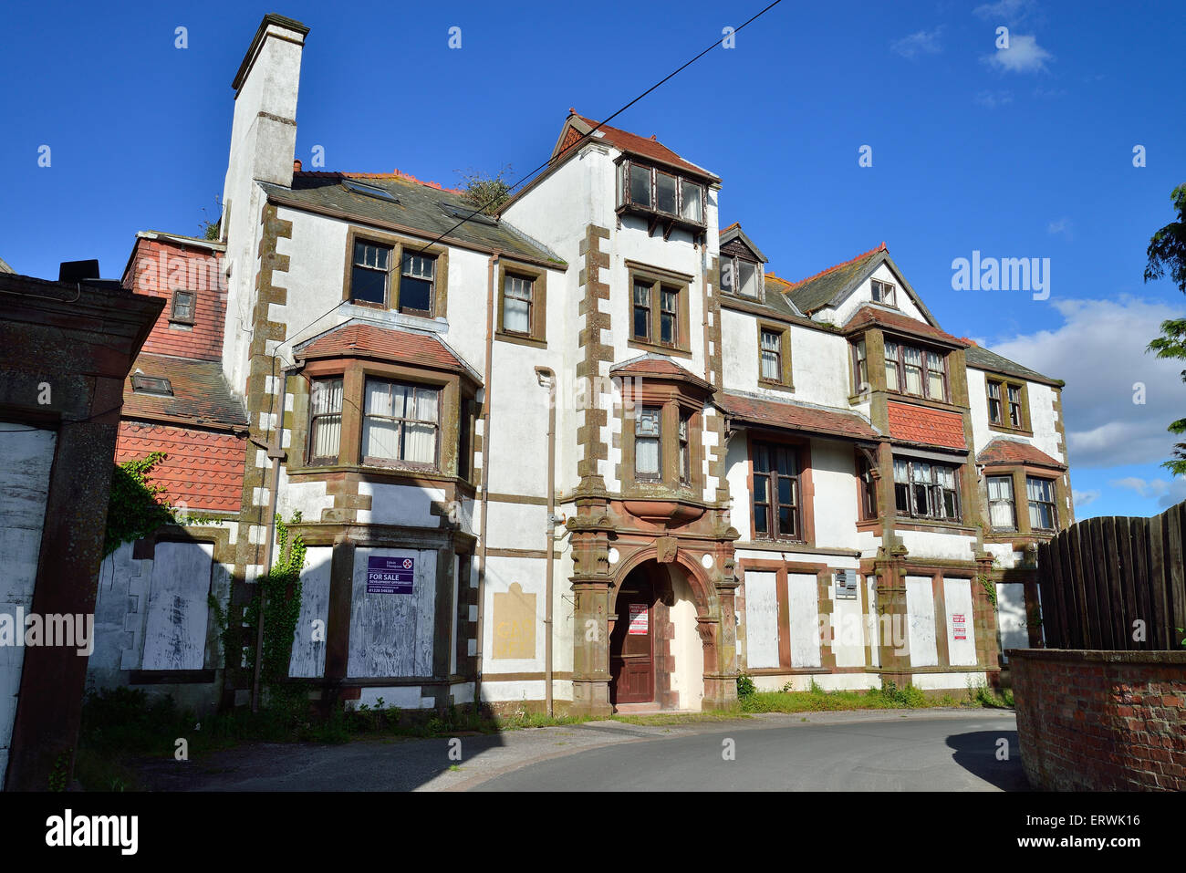 Empty skinburness hotel near silloth hi-res stock photography and ...