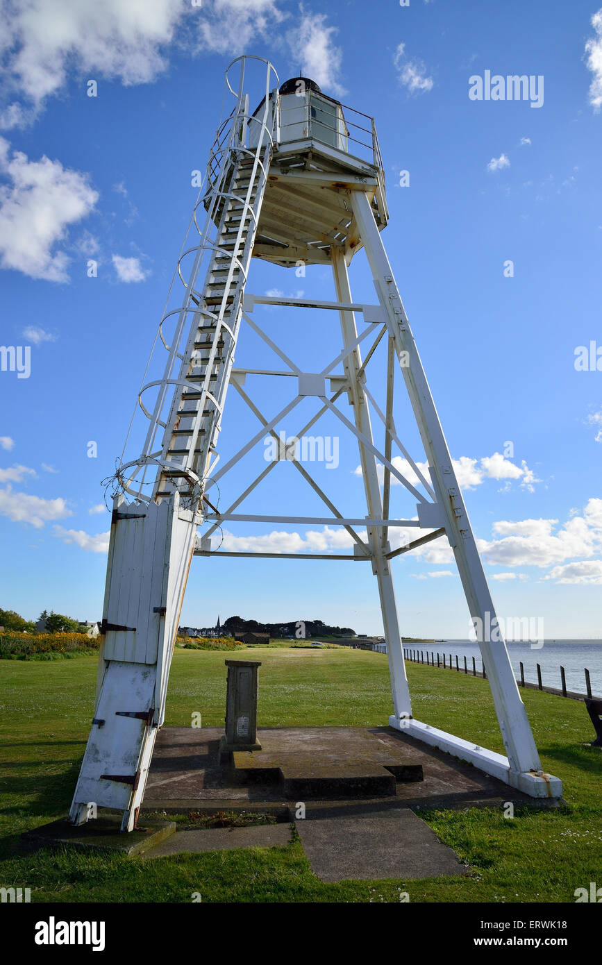 east cote lighthouse at silloth on the west cumbrian coast Stock Photo ...