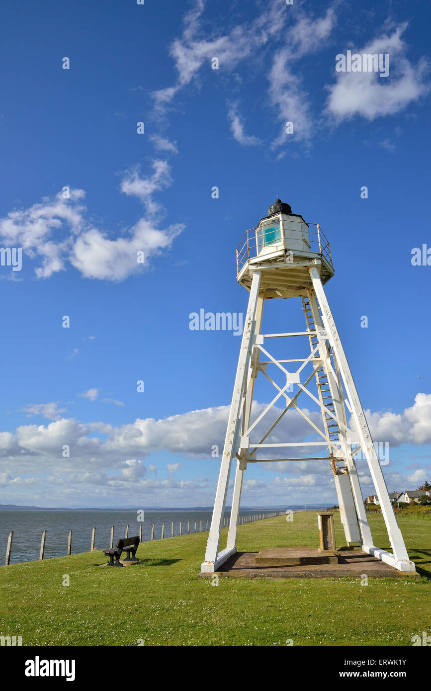 east cote lighthouse at silloth west cumbria england Stock Photo - Alamy