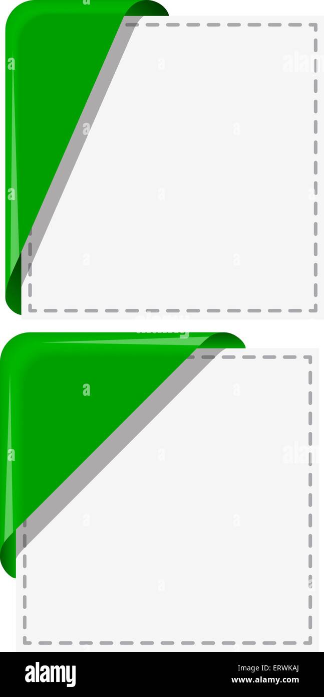 Corner ribbons set Stock Vector Image & Art - Alamy