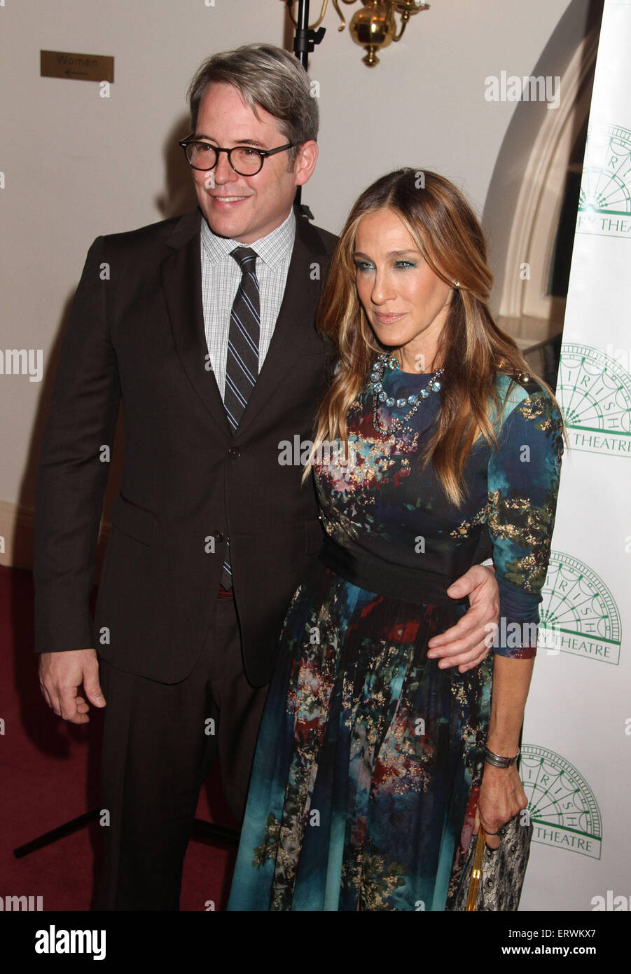 New York, USA. 8th June, 2015. Actor MATTHEW BRODERICK and his wife ...