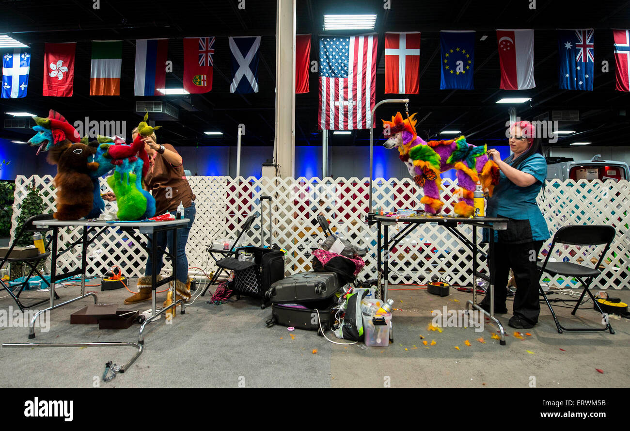 Somerset, New Jersey, USA. 08th June, 2015. CINDY OLIVER, left, and ...
