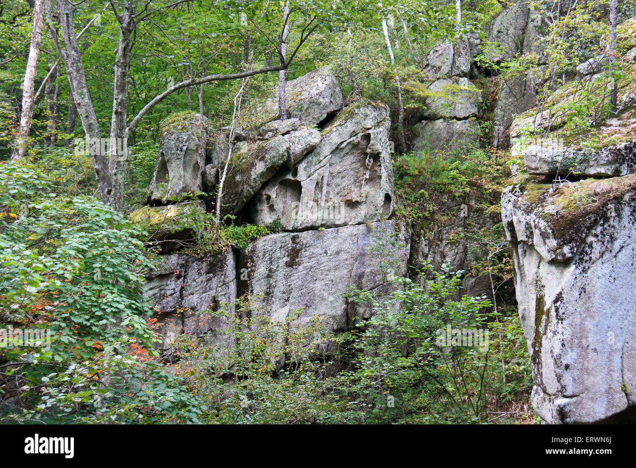 Freakish heap of stones rocks Stock Photo - Alamy