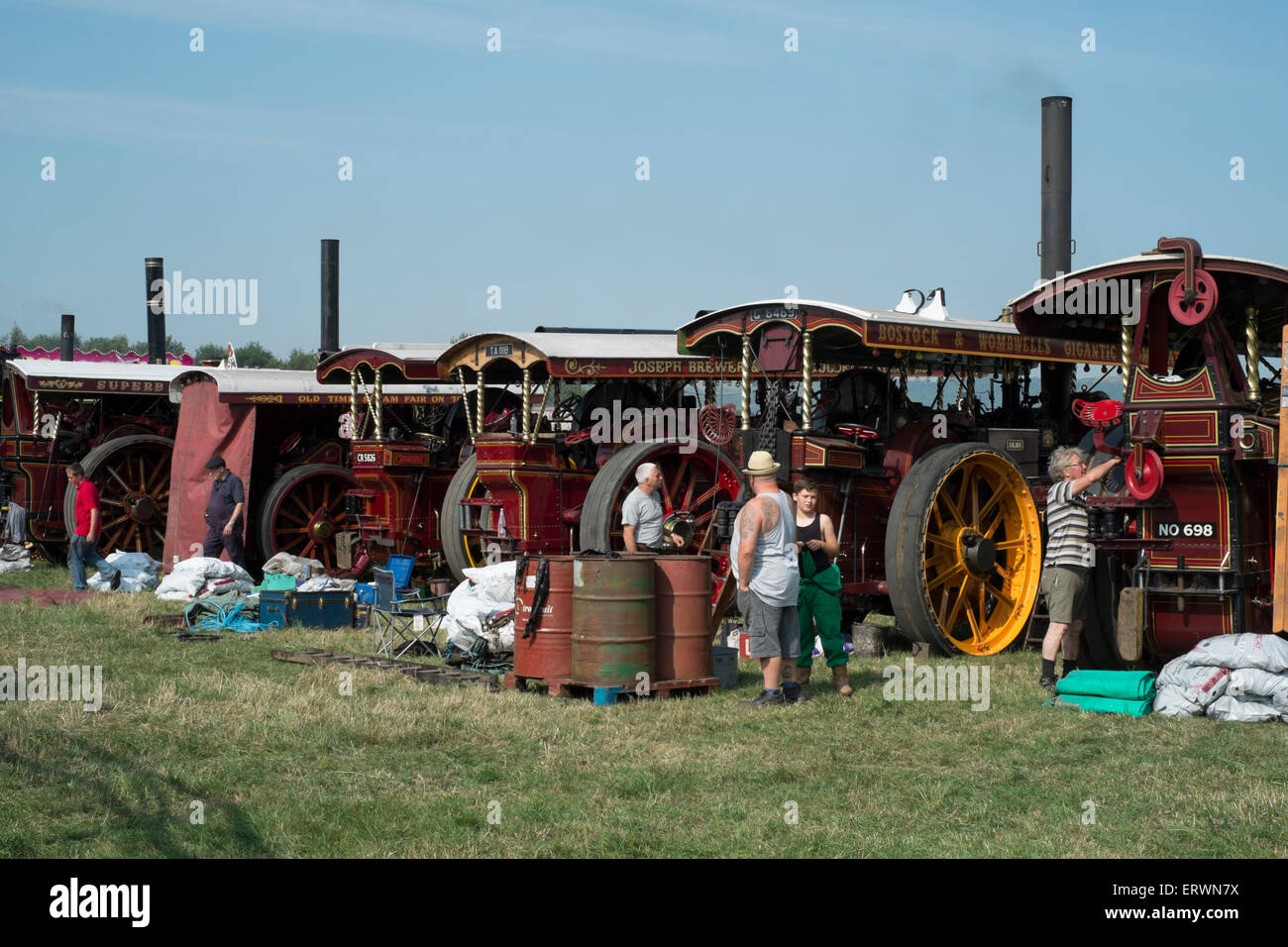 Traction Engines Welland Steam Rally High Resolution Stock Photography ...