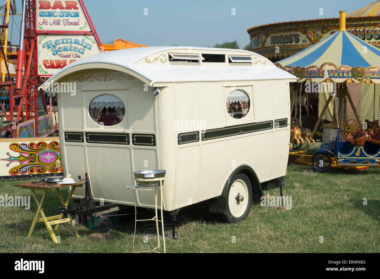 Fairground caravan hi-res stock photography and images - Alamy
