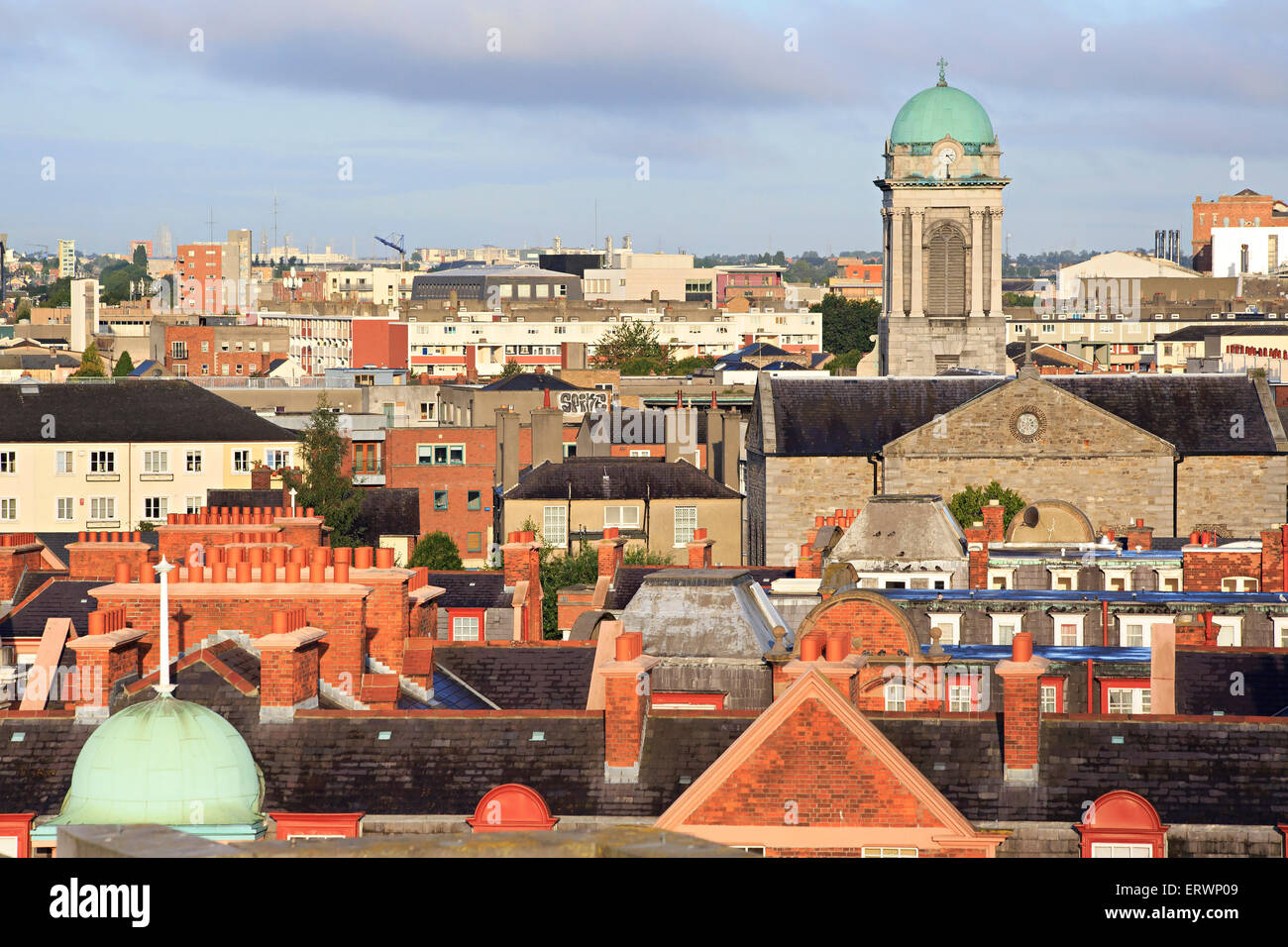 Morning view of downtown Dublin Stock Photo - Alamy