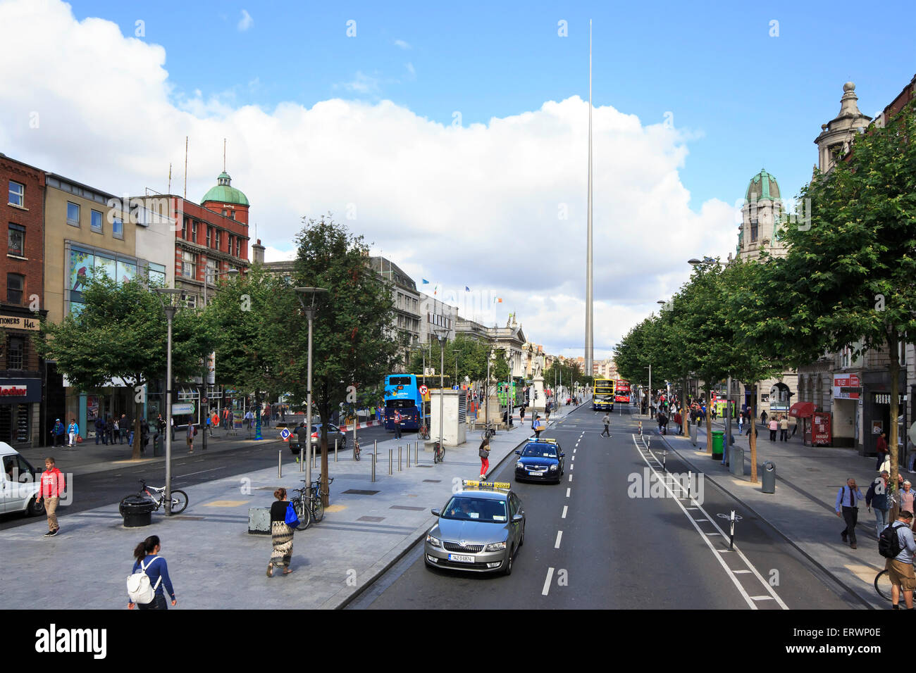 Spire of Dublin in O Connell Street Stock Photo - Alamy