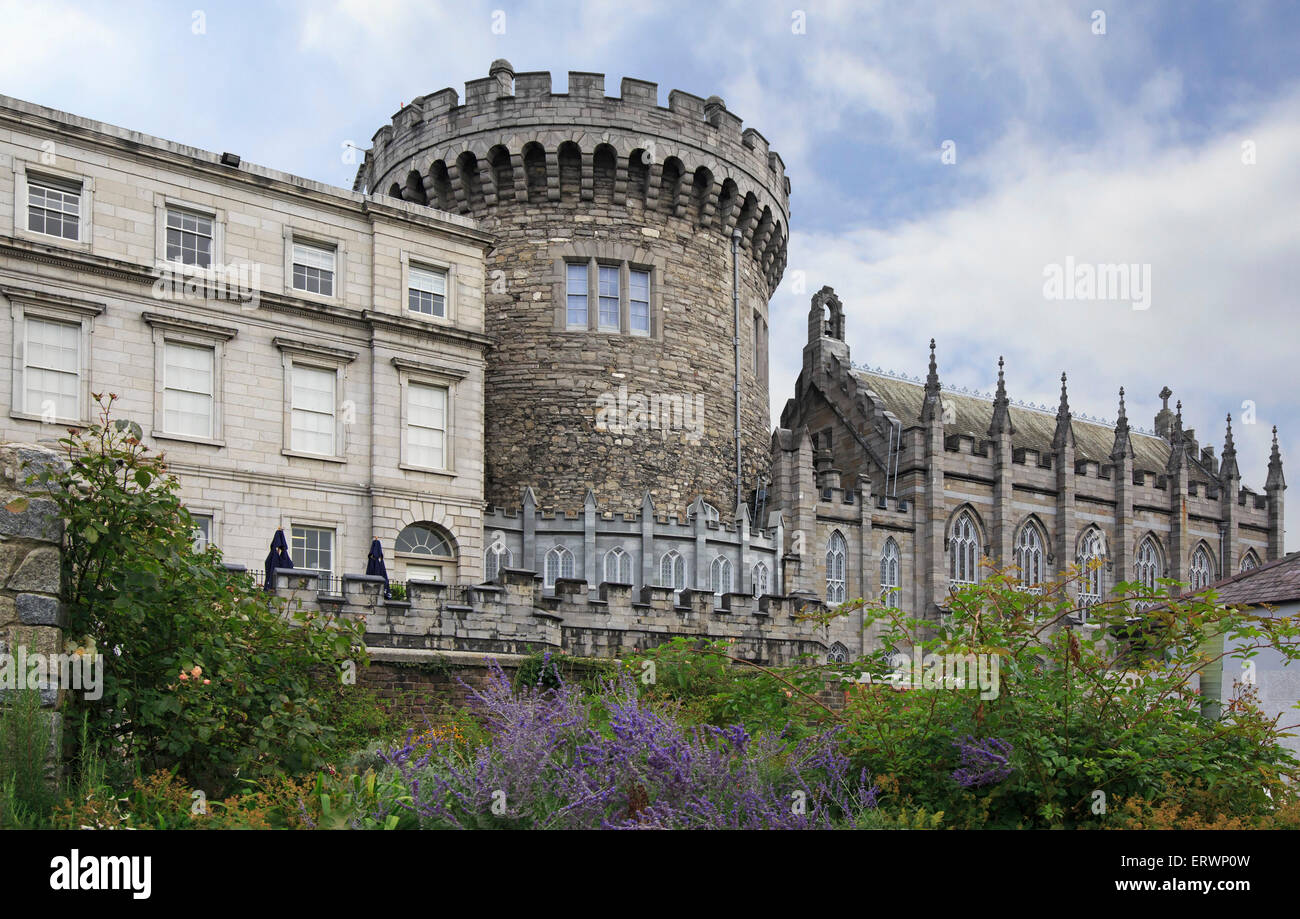 Record Tower in Dublin Castle Stock Photo - Alamy