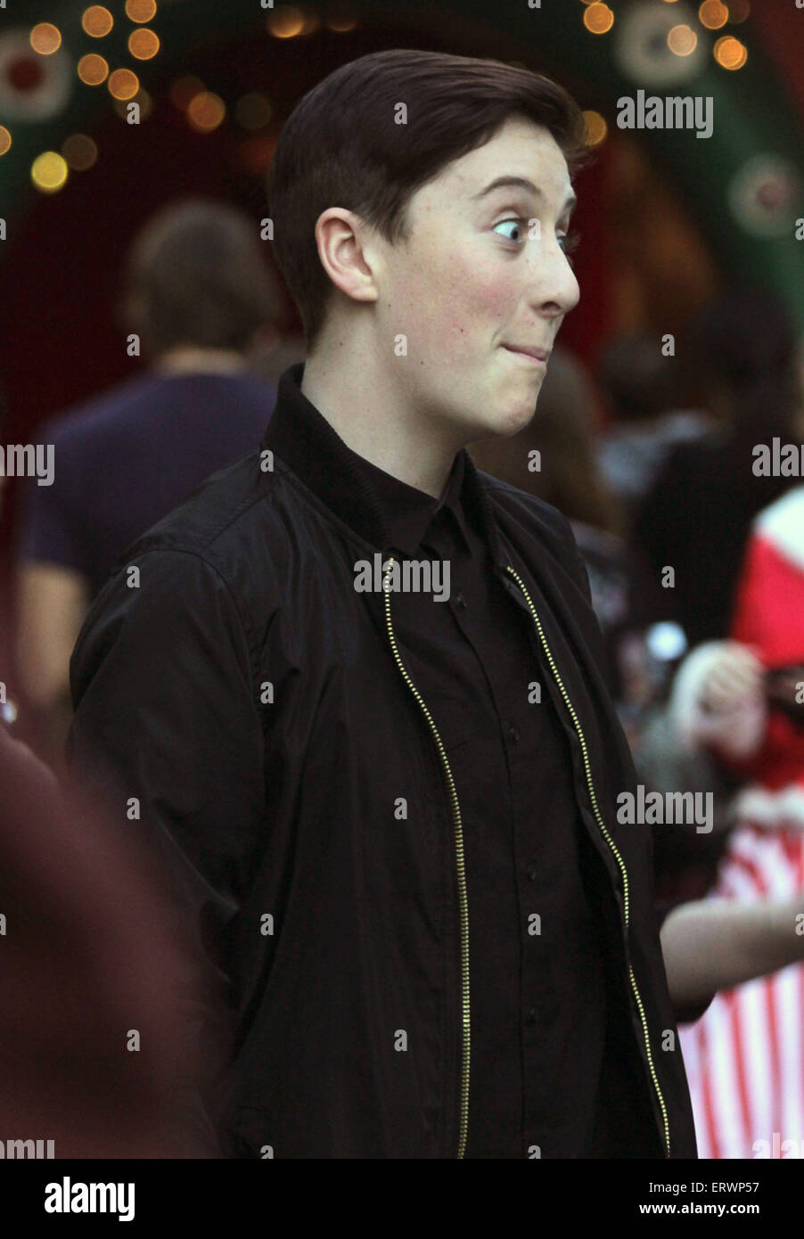 YouTube star Trevor Moran shopping at The Grove and stops to take ...