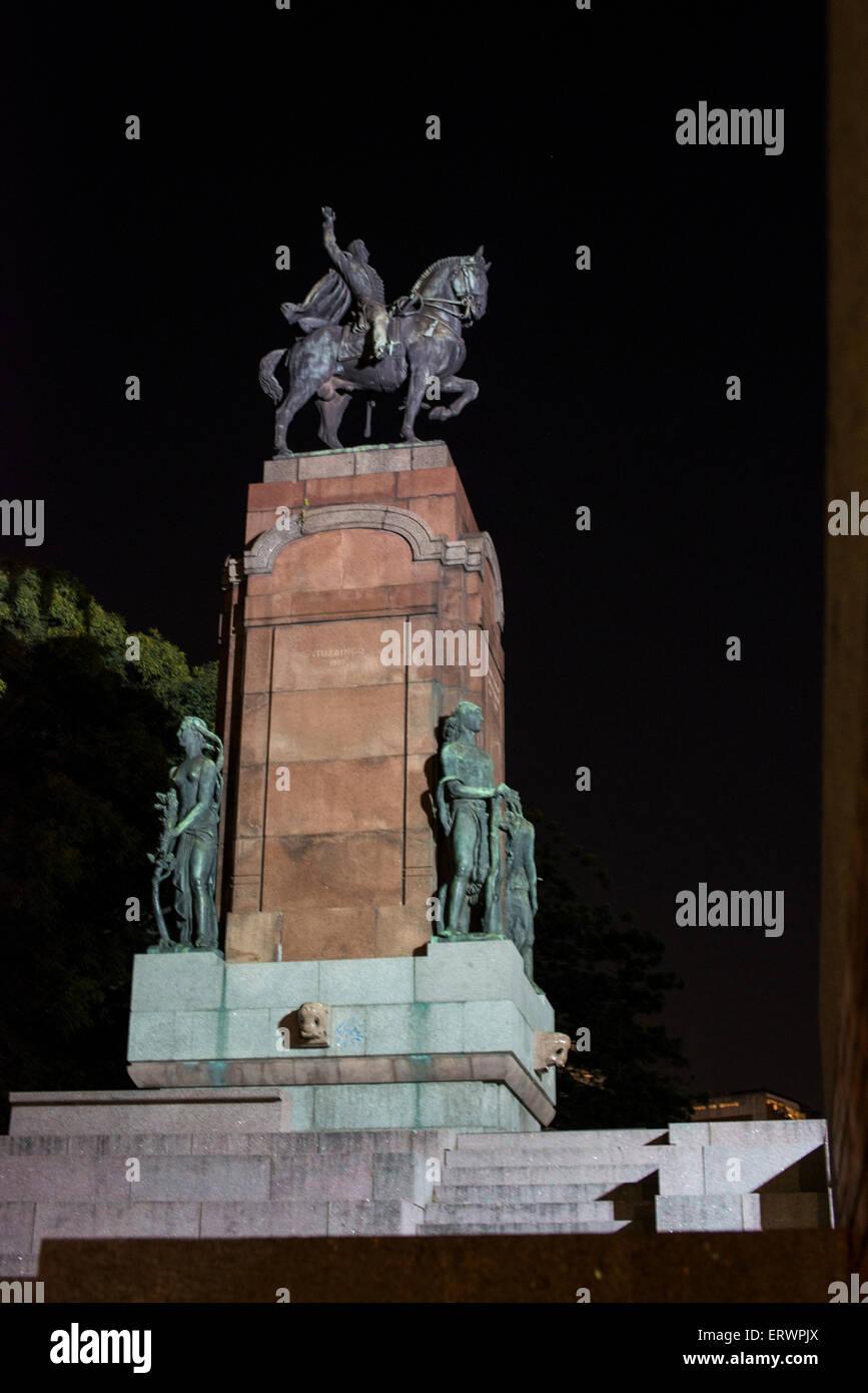 Statue of Brigadier General Carlos de Alvear, Buenos Aires Stock Photo ...