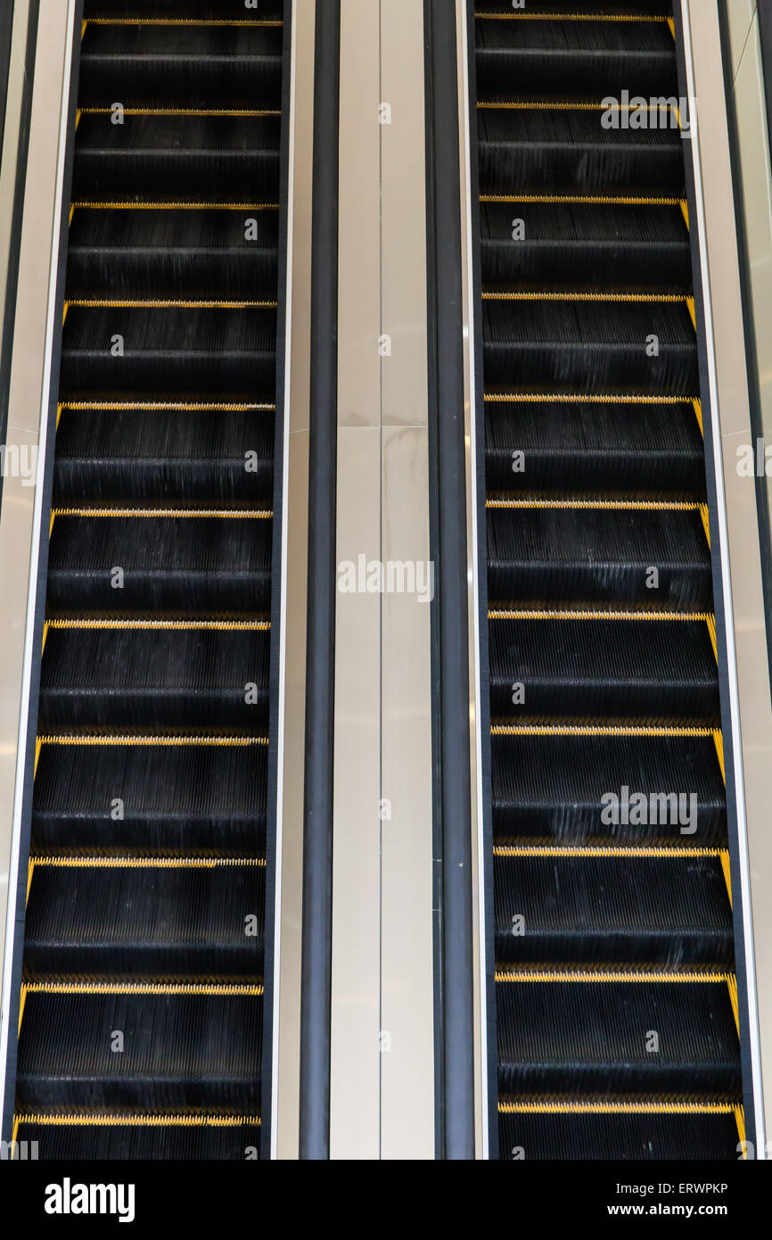 Escalator in Public Building Stock Photo - Alamy