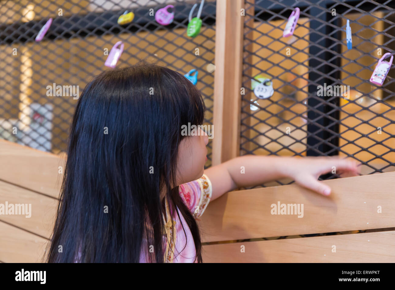 Child Exploring Things Stock Photo - Alamy