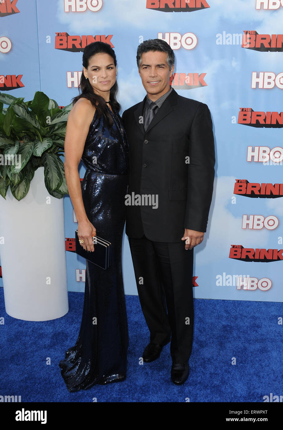 Los Angeles, California, USA. 8th June, 2015. Esai Morales, Elvimar ...