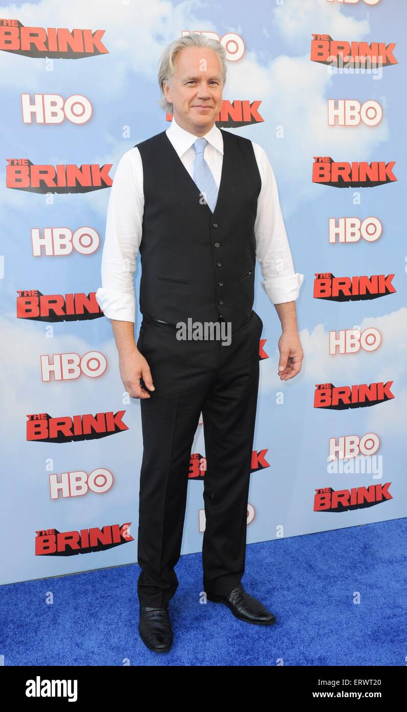 New York, NY, USA. 8th June, 2015. Tim Robbins at arrivals for THE ...