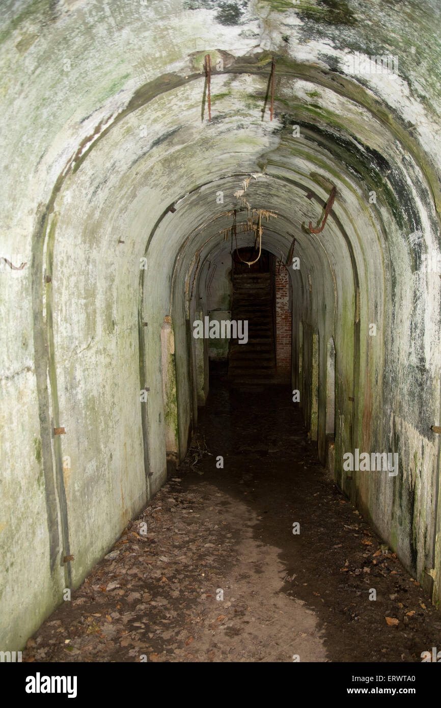 Tunnel in Fort de Souville, French WW1 fortress, Verdun Stock Photo - Alamy