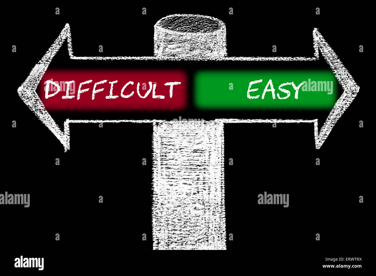 Easy difficult decision hi-res stock photography and images - Alamy