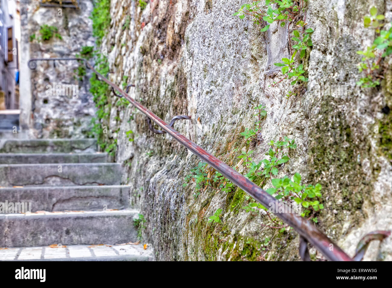 Old handrails hi-res stock photography and images - Alamy