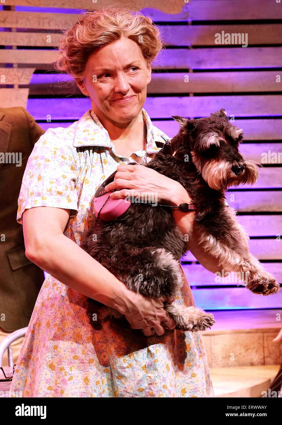 Opening night curtain call for the Irish Rep Theatre musical A ...