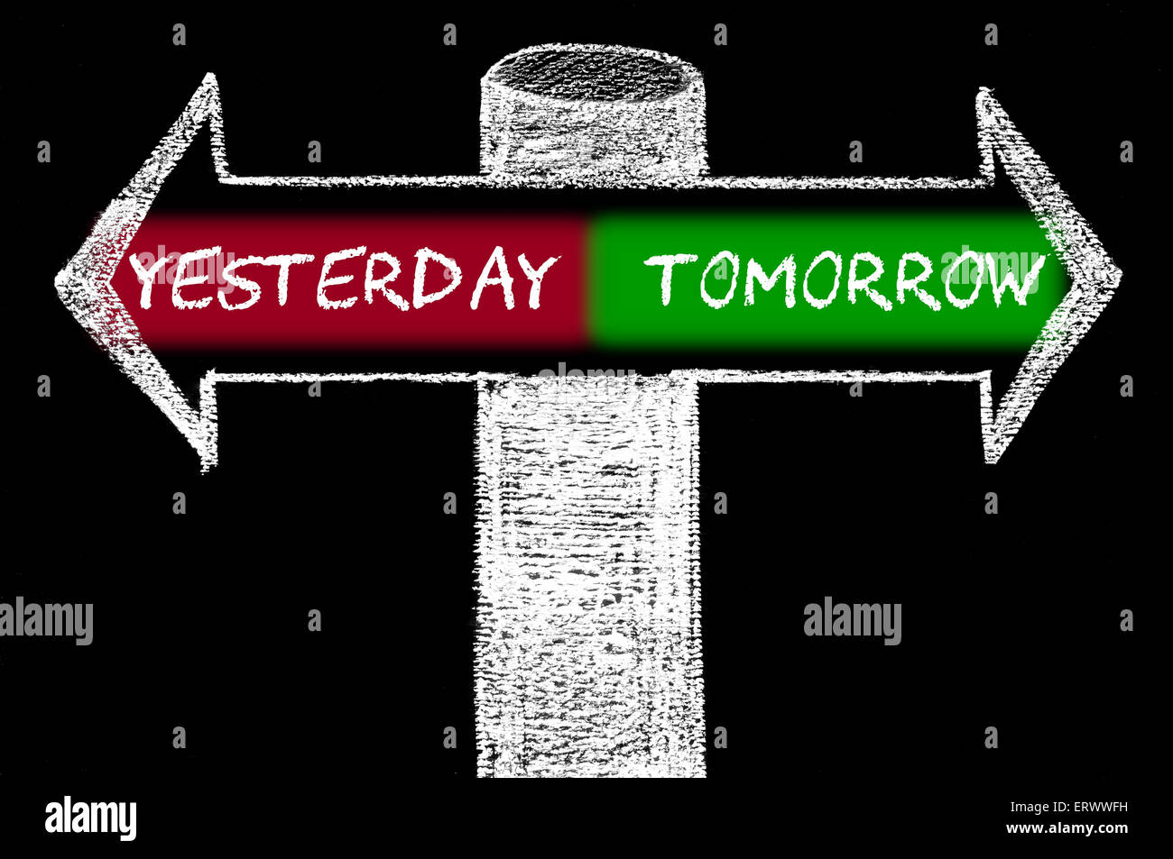 Drawing yesterday hi-res stock photography and images - Alamy