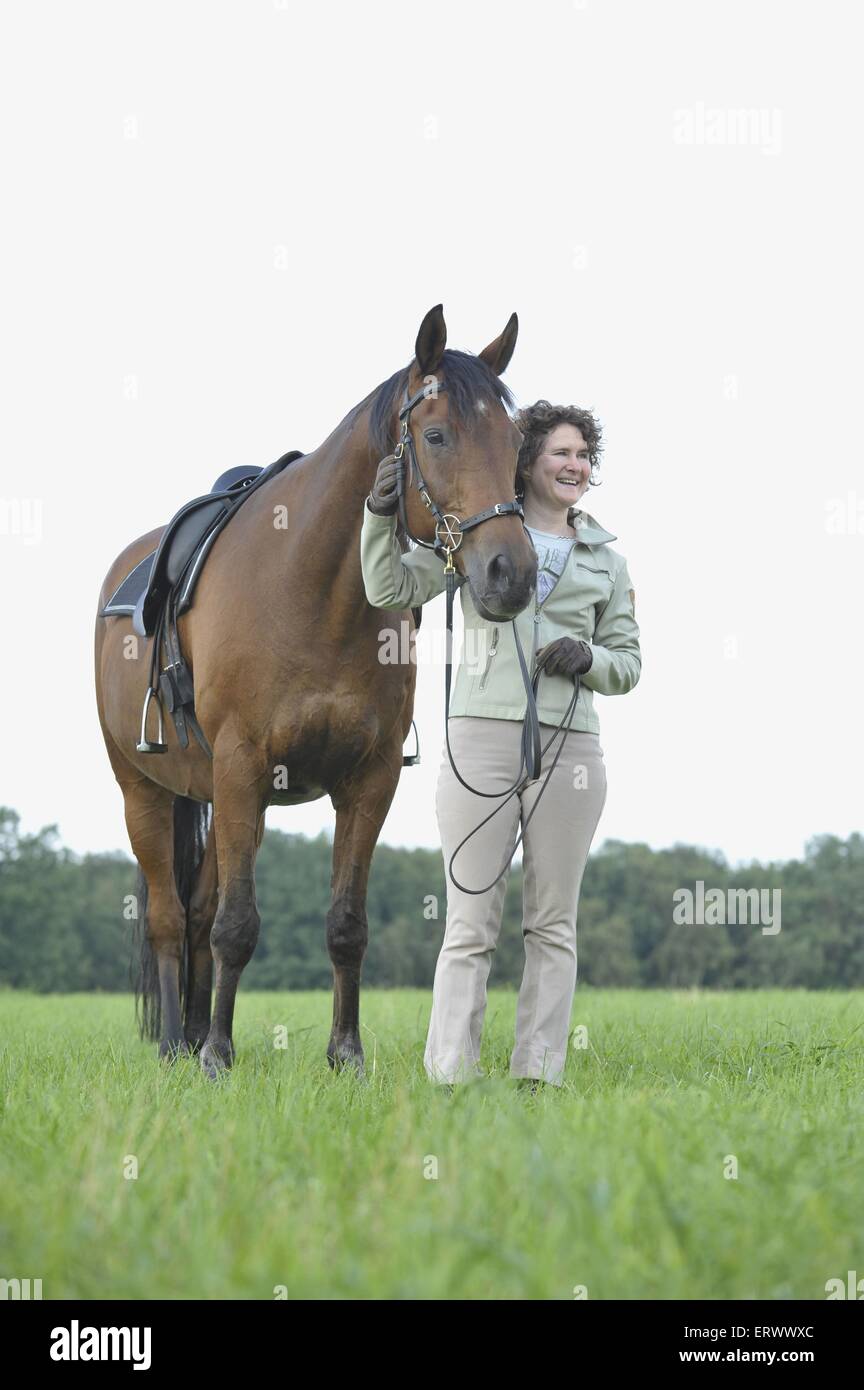 Woman and trakehner hi-res stock photography and images - Alamy