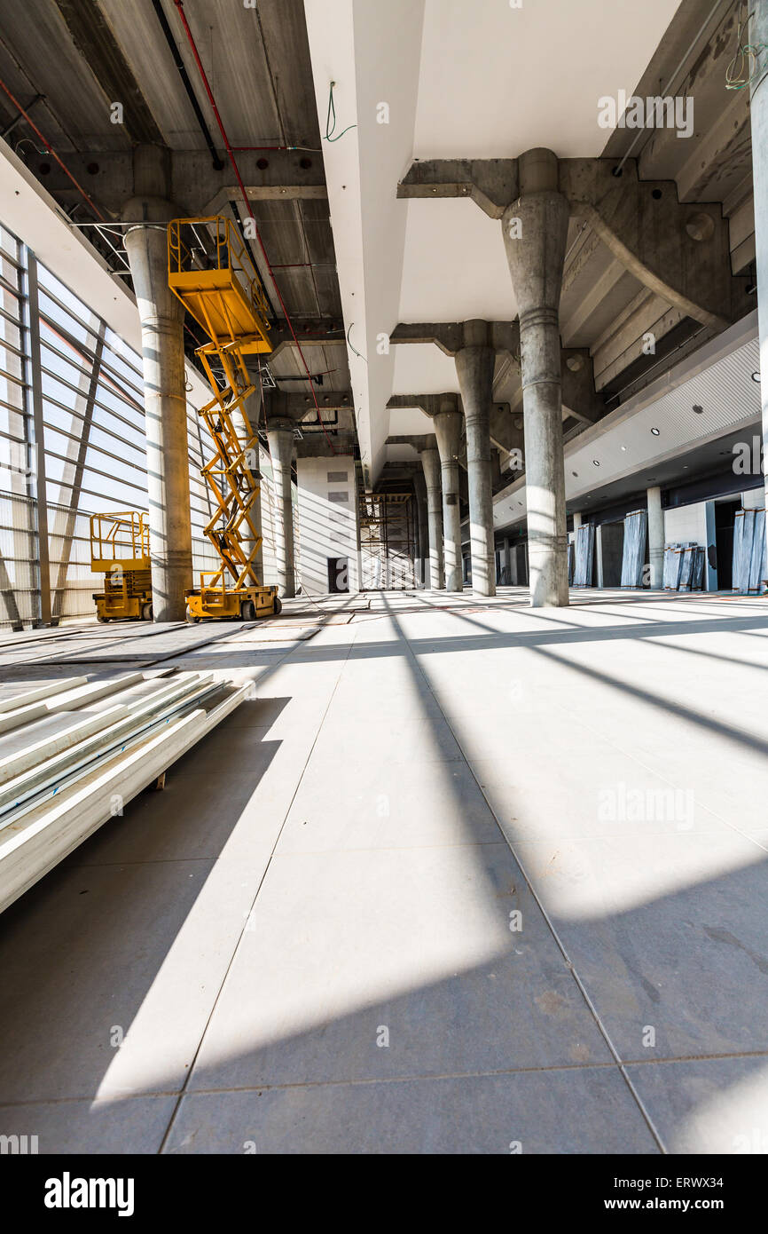 construction equipment and machinery on the construction site Stock ...