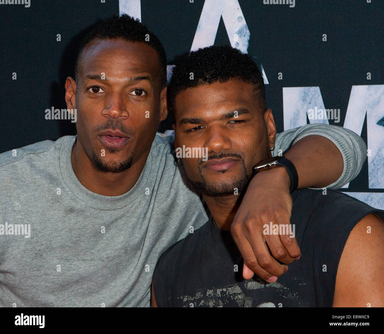 Los Angeles, California, USA. 8th June, 2015. Marlon Wayans, Damien ...