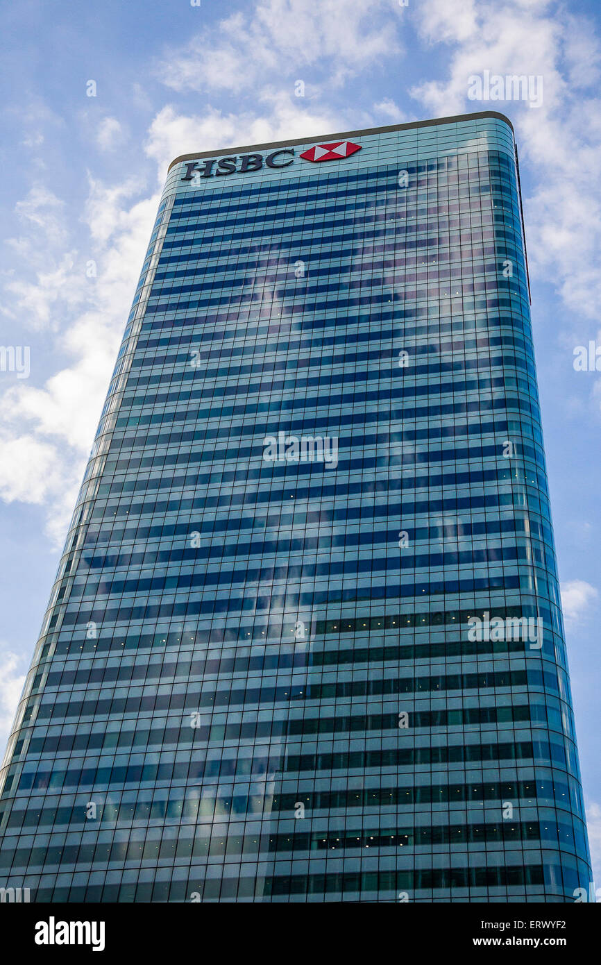 Hsbc bank tower canary wharf hi-res stock photography and images - Alamy
