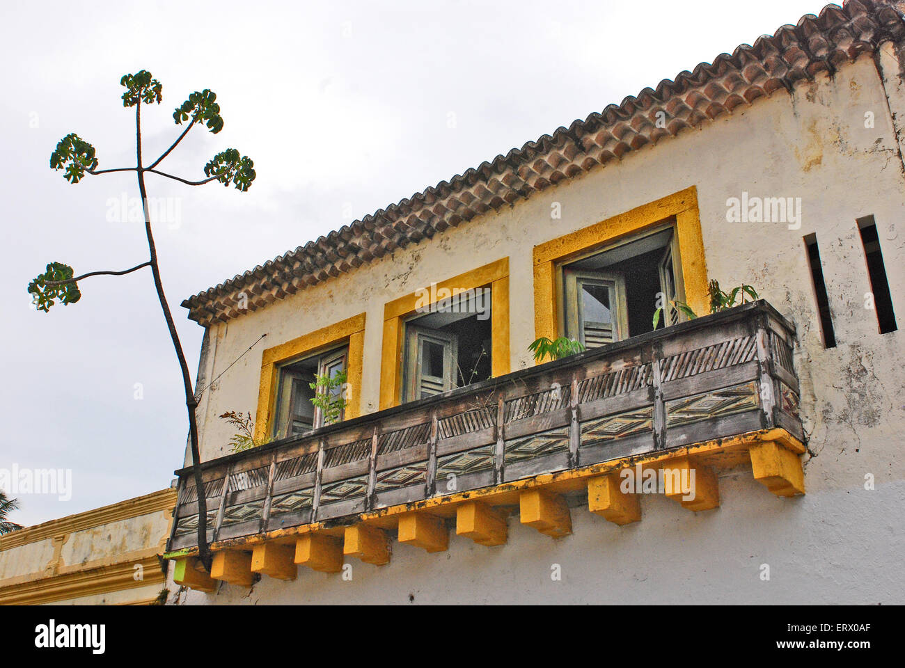 Beautiful colourful houses in Olinda, Recife, Brazil, on September 1st ...