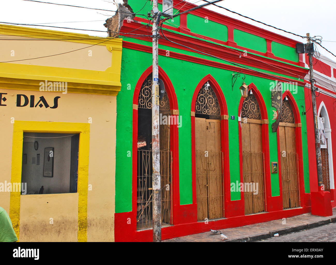 Recife pernambuco brazil colourful buildings hi-res stock photography ...