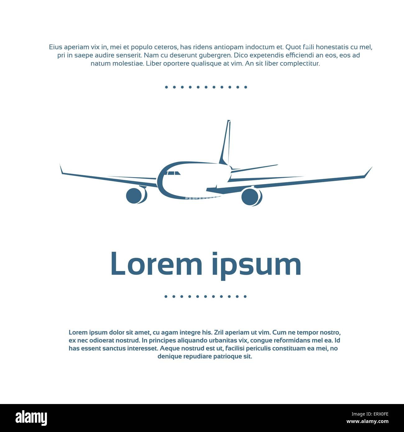 Aircraft Plane Logo Color Icon Vector Stock Vector Image & Art - Alamy