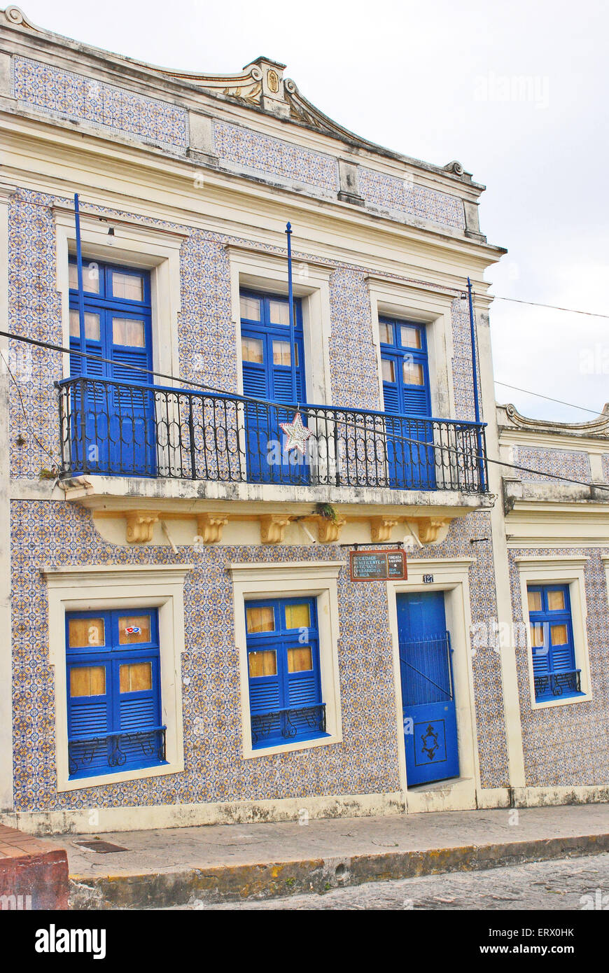 Beautiful colourful houses in Olinda, Recife, Brazil, on September 1st ...
