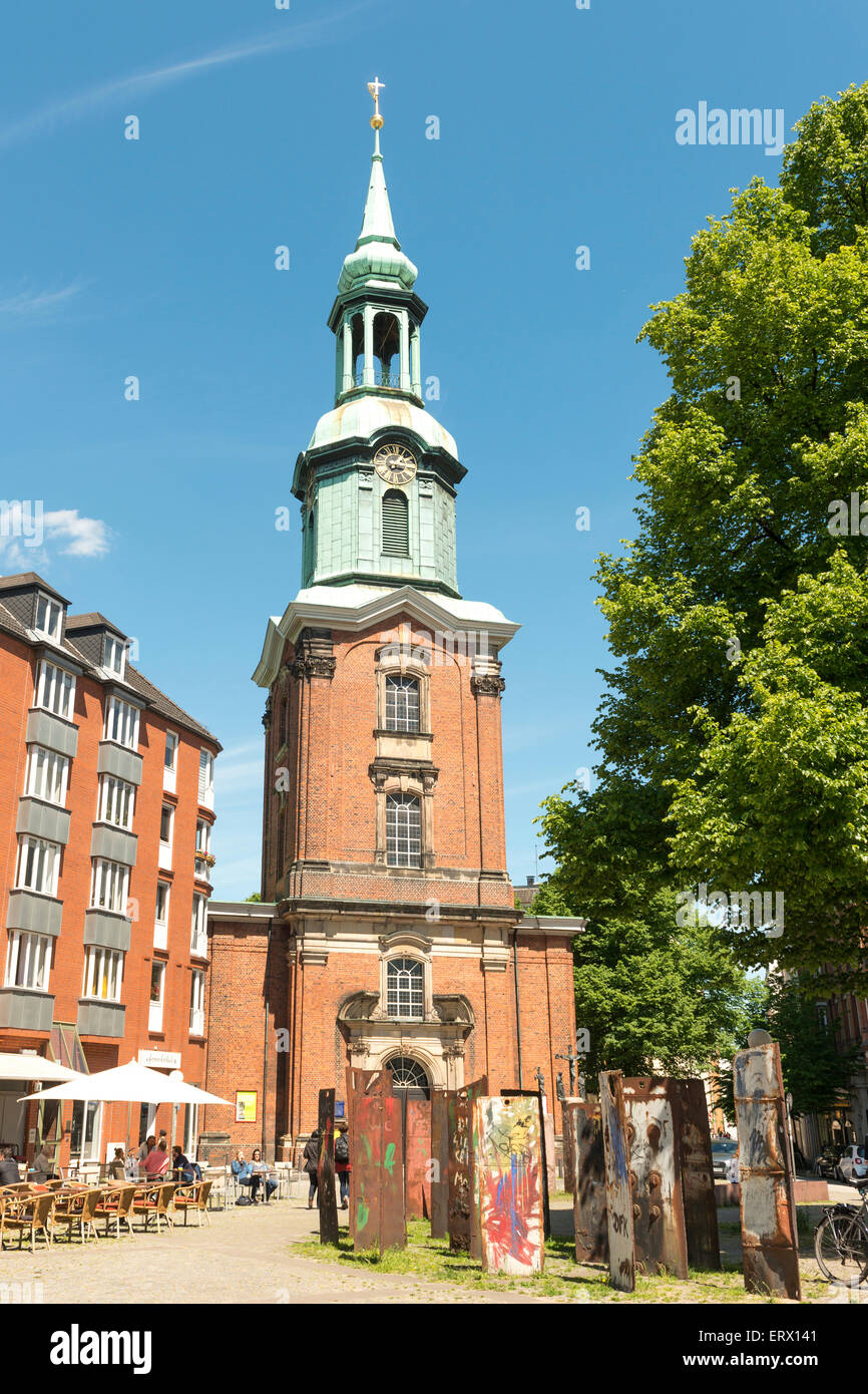 Heilige Dreieinigkeitskirche in St. Georg Hamburg, Deutschland, holy ...
